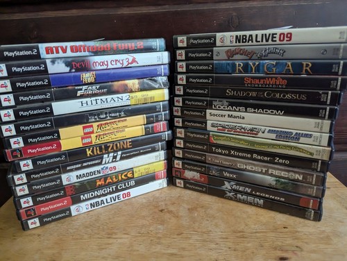 PS2 Game Lot Mostly Complete Few Missing Manuals | eBay