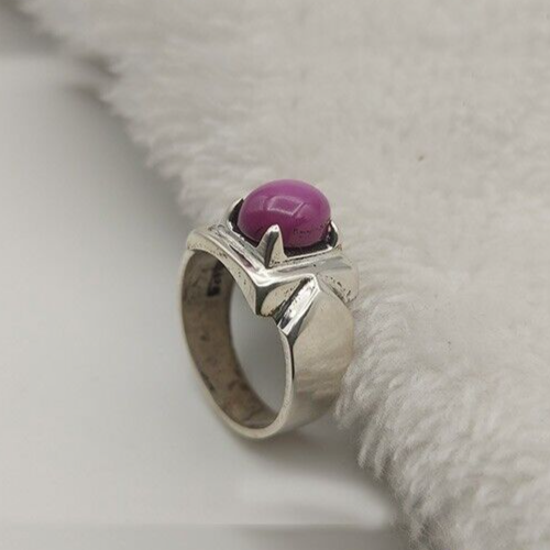 Real Star Ruby Stone Ring Original Star Ruby Ring Handmade Ring Silver ...