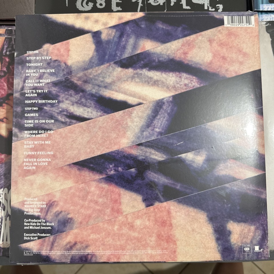 New Kids On The Block NKOTB - Step By Step Limited Edition White Color ...