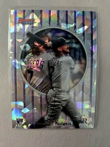 2019 Bowman's Best Brendan Rodgers Franchise Favorites Atomic Refractor ...