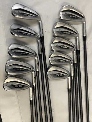 Ping G425 4-PW/SW/U & LW Iron Set With Ping AWT 2.0 R Steel Shafts | eBay