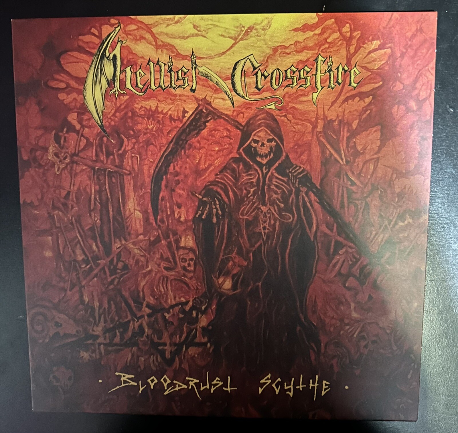 Hellish Crossfire "Bloodrust Scythe" lp black vinyl "High Roller Records" 2018 | eBay