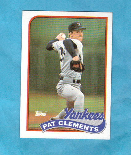 1989 Topps Baseball card #159 Pat Clements Yankees | eBay