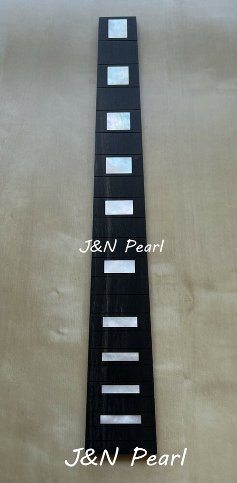 Custom made Ebony Fretboard Inlaid 10pcs MOP Block for Les Paul Custom ...