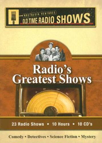 Radios Greatest Shows (Nostalgia Ventures Old Time Radio Shows) - VERY ...