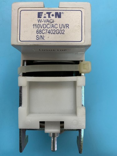 EATON/CUTLER-HAMMER 68C7402G02 W-VACI BREAKER 110VDC UNDERVOLTAGE ...