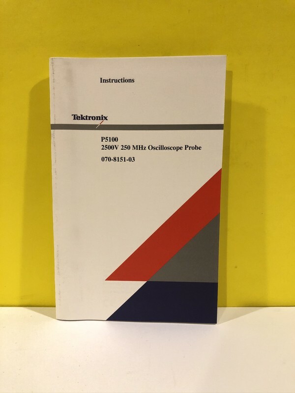 Tektronix 070-8151-03 P5100 2500V 250 MHz Oscilloscope Probe ...