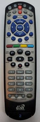 Dish Network Bell Echostar 21.0 IR/UHF #2 Learning Remote Control ...