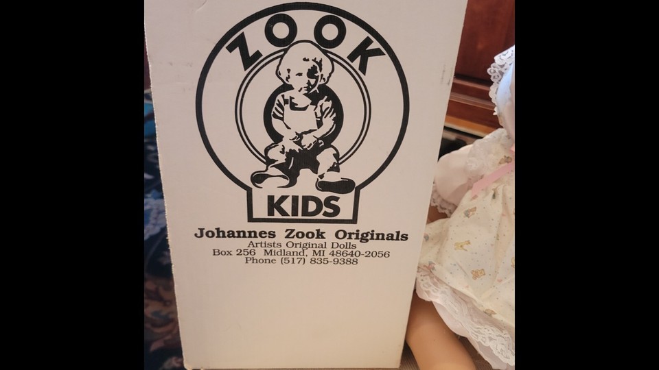 ZOOK Kids Bubbles doll by Pat Secrist 1989 signed Jzook #812 box ...