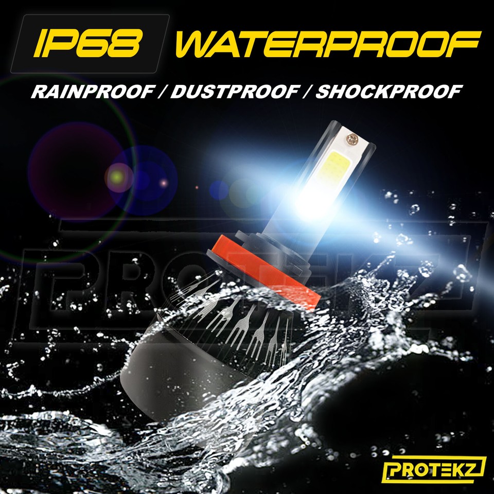 LED Headlight Kit 9005 HB3 800W 120000LM 6500K Bulbs Bright Light CREE ...