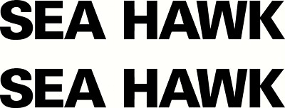 Swift Craft Sea Hawk Set, Fishing Boat Sticker Decal Marine Set of 2 ...