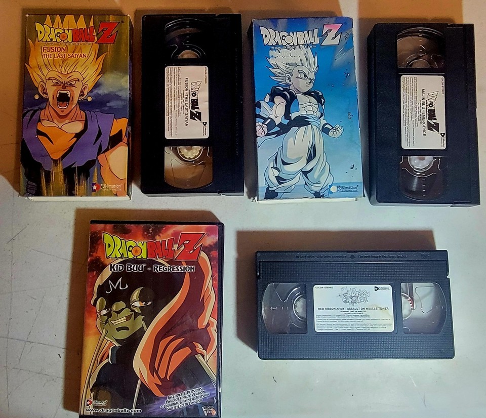 Pokémon | Drazon Ball Z | Yu-Gi-Oh! | Hamtaro | Digimon Vhs Anime Lot ...