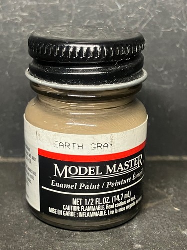 Testors Model Master Earth Gray 2125 Flat Enamel Paint .5 oz | eBay