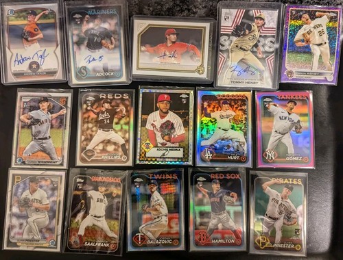 🔥MLB Pitcher Chrome 1st SSP Auto Lot(15) - /299, 4 Autos - See Pics!🔥 ...