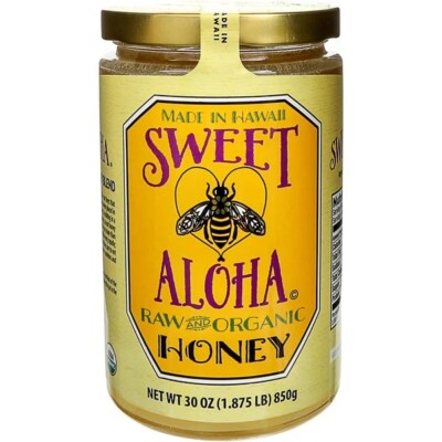MADE IN HAWAII Sweet Aloha Raw and Organic Multi Floral Honey 30oz | eBay