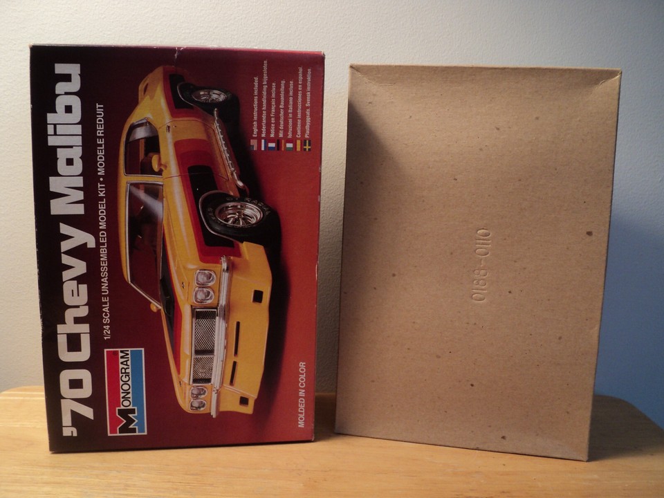 Monogram 1:24 1970 Chevy Chevelle Malibu Street Machine Model Kit Built ...