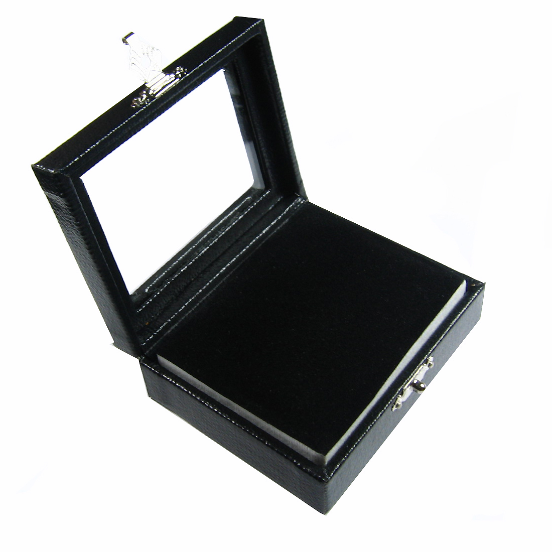 TOP QUALITY GLASS DISPLAY GEM BOX SHOW JEWELRY JAR DIAMOND COIN 7.5x6 ...