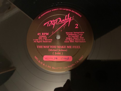 Bid Daddy/Be Bop Baby #30/100 45rpm, Recorded Live and cut Direct-to ...