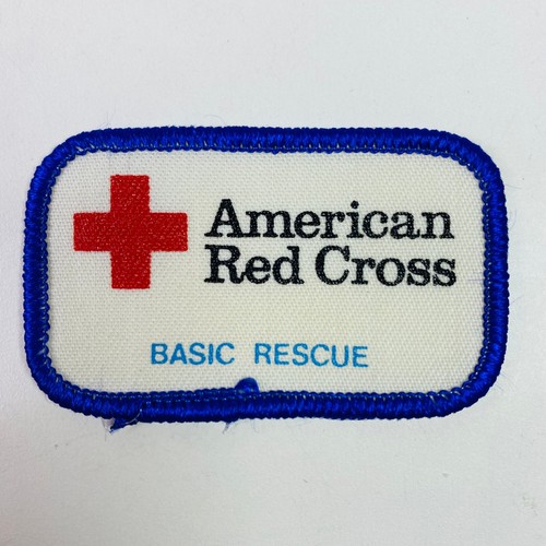 Basic Rescue American Red Cross 2.5"x1.5" Patch D7 | eBay
