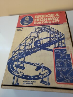 1977 Kenner Bridge And HighwaySears Little Learners Building Set Over ...