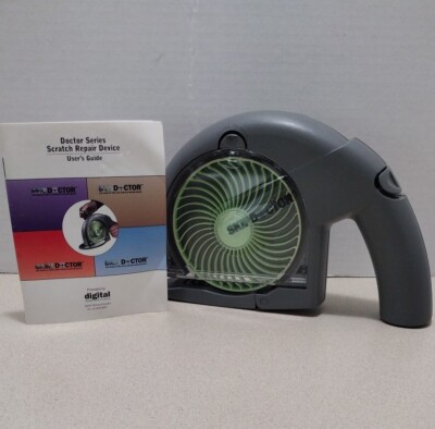 Skip Doctor DVD & CD Disc Repair System W/ Manual - Clean/Fix CDs DVDs ...