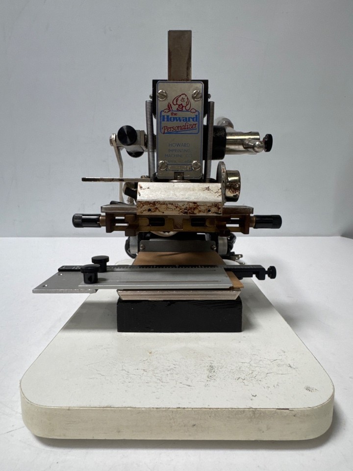 The Howard Personalizer Stamping Embossing Imprinting Machine - Heats ...