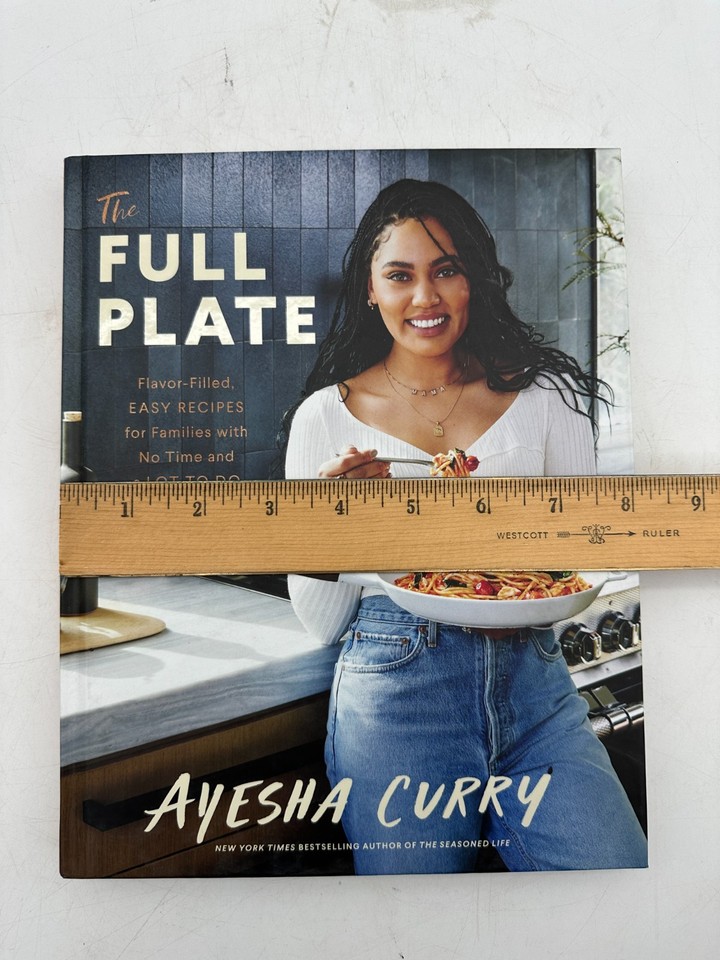 The Full Plate by Ayesha Curry Signed Hardcover Cookbook | eBay