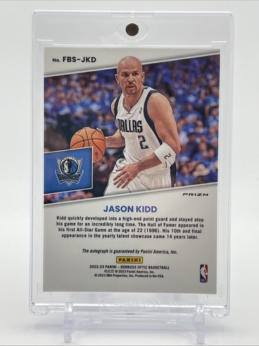 2022-23 Donruss Optic #FBS-JKD Jason Kidd Fast Break Signatures | eBay