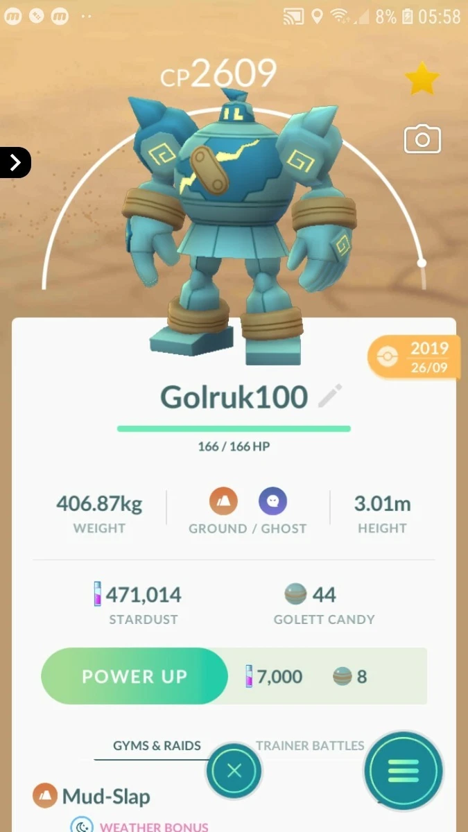 Golett Evolution Pixelmon