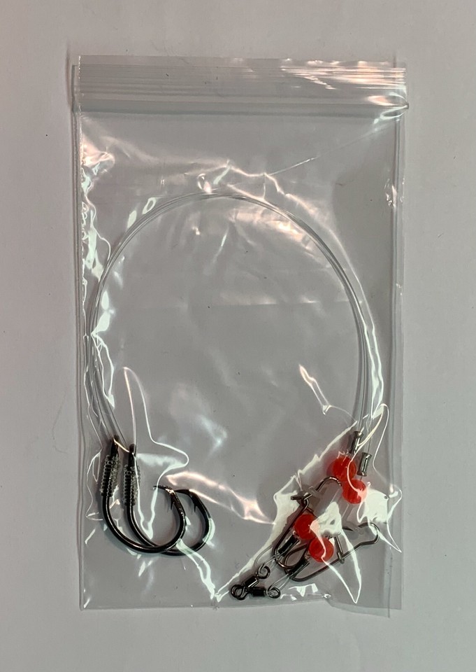 2 Pcs. Drum Rig Fish Finder Rigs Surf Fishing Striped Bass Shark ...