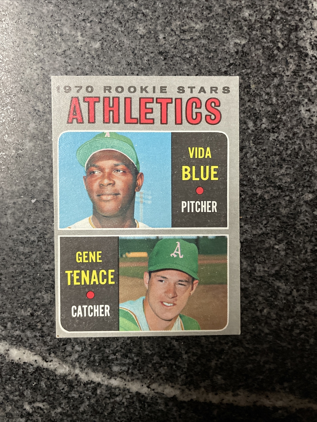 1970 Topps | Oakland Athletics Rookie Stars Vida Blue/Gene Tenace | #21 ...