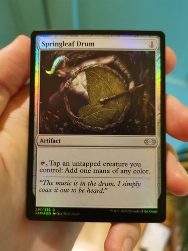 Springleaf Drum (FOIL) - NM - Double Masters - MtG - English | eBay