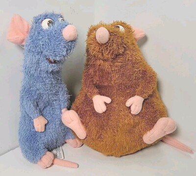 Lot Of 2 Ratatouille Emile & Chef Remy 9" Plush Toys Disney Pixar Don't ...
