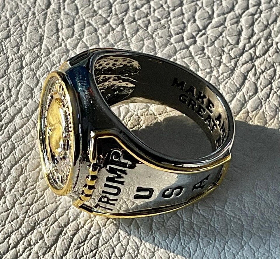 Donald Trump Collectable Ring sz 10 | eBay