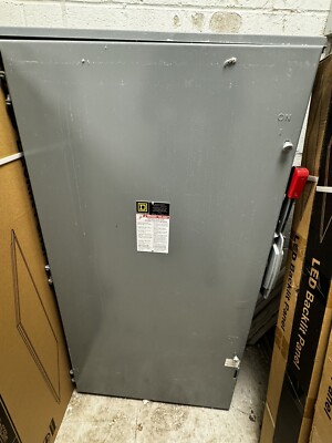 SQUARE D H365NR 400 amp FUSED Safety Switch Disconnect 3 Phase 600V ...
