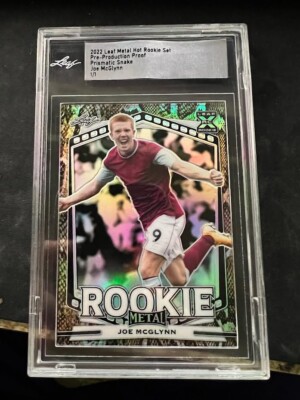 2022 Leaf Metal Hot Rookie Set Prismatic Snake Joe McGlynn | eBay
