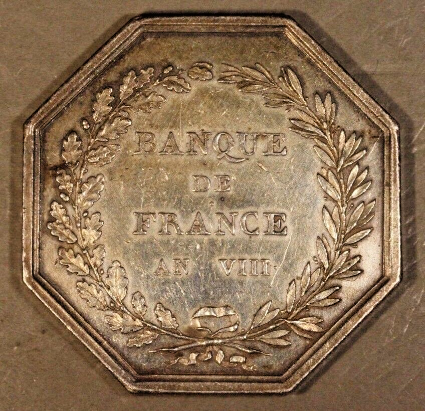 1845-60 Jeton Token Banque de France ANVIII /LA Fortune | eBay