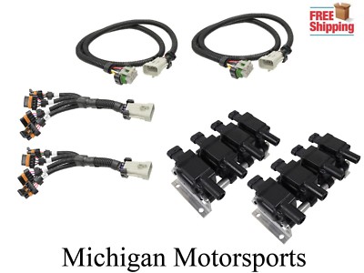 LS1 Billet Coil Relocation Bracket Kit with Extension Harness D580 LS ...