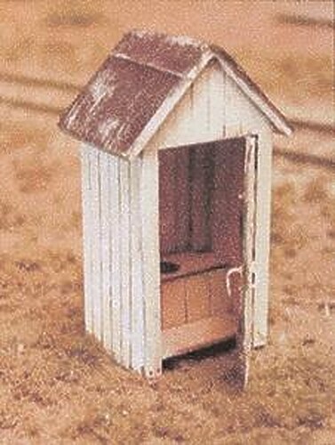BTS Gents amp; Ladies Outhouse - O Scale Model Railroad Building ...