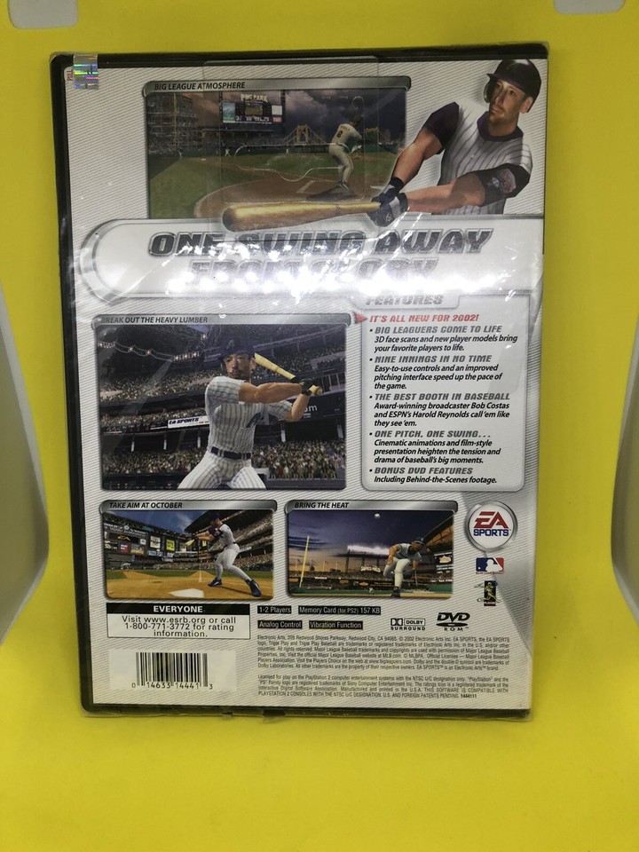 Triple Play 2002 (Sony Playstation 2 Video Game) -Brand New ...