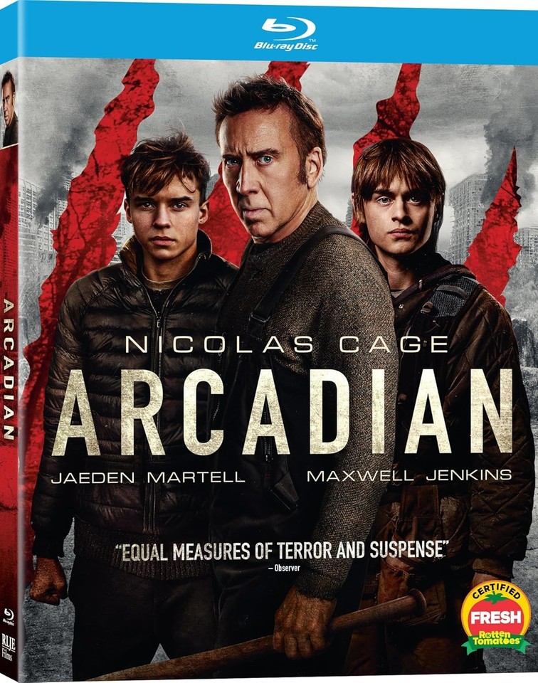 Arcadian (Blu-ray) Nicholas Cage Jaeden Martell Maxwell Jenkins Sadie ...