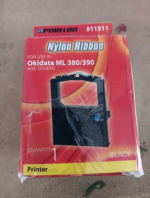 New Okidata Microline 380/390 Printers Nylon Ribbon Ink NIB Free ...