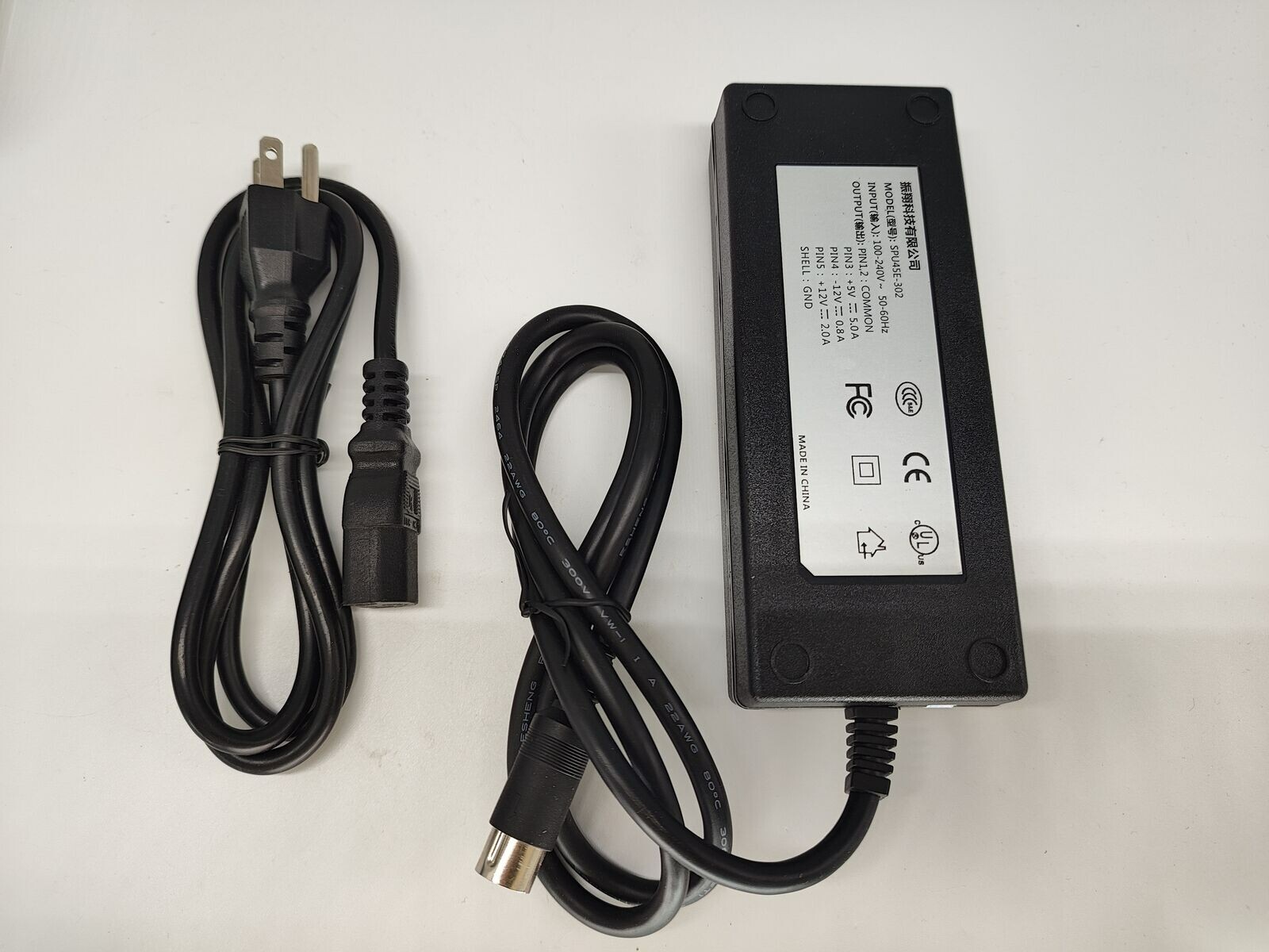 5-Pin AC Adapter for SINPRO SPU45E-302 Power Supply Cord Charger | eBay