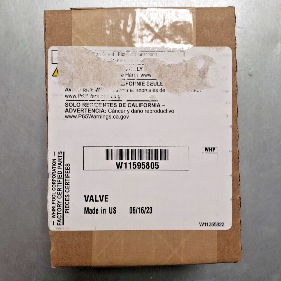 OEM Whirlpool Washer Water Inlet Valve W11595805 W11528767 for ...