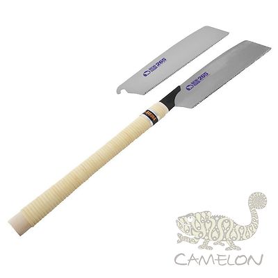 BAKUMA SAW Japanese Wood Saw Single Edged Replacable Serrated 265mm ...