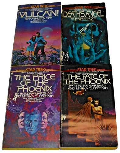 4 Vintage Original Star Trek Adventures Novels Paperback Vulcan ...