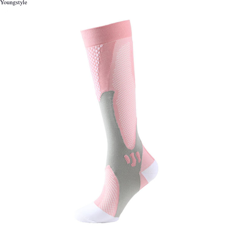 S-7XL Compression Socks 20-30 mmhg Sports Knee High Medical For Running ...