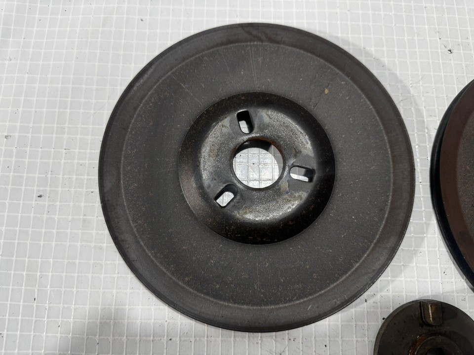 OEM MTD SNOW BLOWER DOUBLE AUGER PULLEYS #756-0967 (3/8) & ADAPTER #948 ...