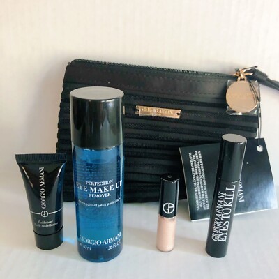 Giorgio Armani Mesh Makeup Bag, Eyes To Kill, Eye Tint Makeup Remover ...