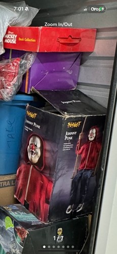 Spirit Halloween Johnny Punk Animatronic bnib clown animated ...